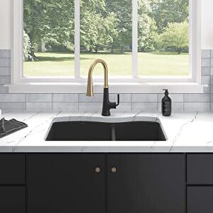 Kohler 28002-1-CM1 K-28002-1-CM1 Kennon Kitchen Sink, 33 in, Matte Black