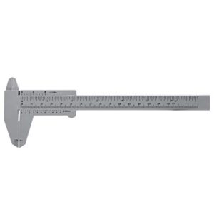 150mm vernier caliper, plastic vernier calipers with inch/mm conversion eyebrow tattoo permanent make up micrometer measurement tool