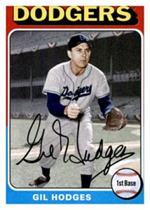 2019 topps archives #144 gil hodges brooklyn dodgers baseball card