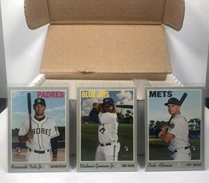 2019 topps heritage high number baseball card complete base set 501-700