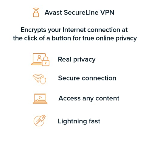 Avast SecureLine VPN 2023 | 10 Devices, 1 Year [PC/Mac/Mobile Download]