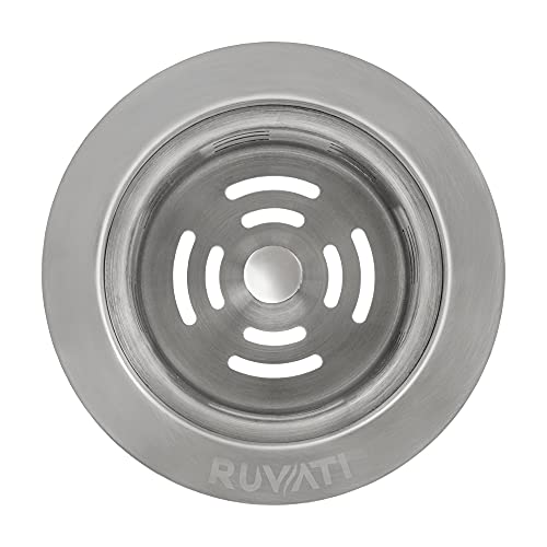 Ruvati Deep Garbage Disposal Flange with Basket Strainer for Kitchen Sinks - Stainless Steel - RVA1049ST