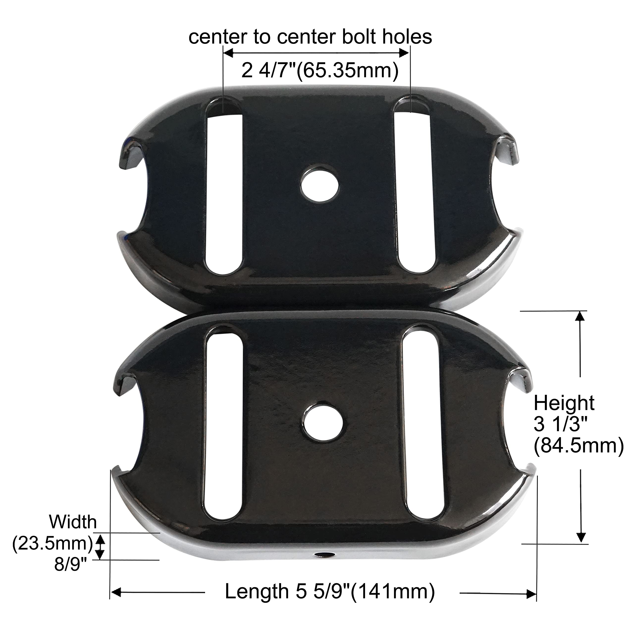 Outdoor Power 2 Pieces Snow Blower Skid Shoe Replaces Murray 1727854BMYP Skid Shoe for Murray 1687050 - Grass Mulcher Kit 50"