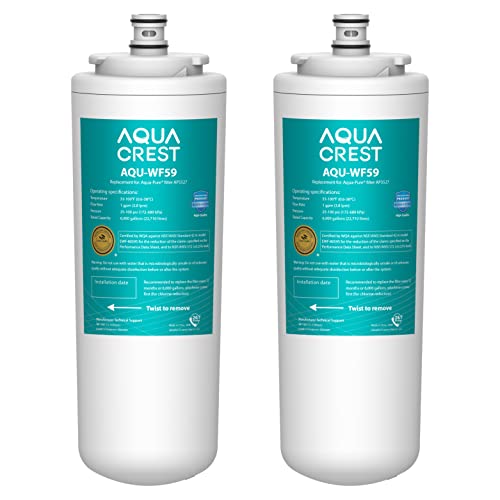 AQUACREST AP5527 Reverse Osmosis Pre and Post Water Filter Cartridge, Replacement for Aqua-Pure AP5527, 5598101, AP-RO5500, APRO5500 Reverse Osmosis System (1 Set), Model No.WF59.