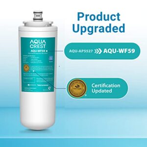 AQUACREST AP5527 Reverse Osmosis Pre and Post Water Filter Cartridge, Replacement for Aqua-Pure AP5527, 5598101, AP-RO5500, APRO5500 Reverse Osmosis System (1 Set), Model No.WF59.