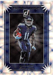 2019 donruss the elite series rookies #14 a.j. brown tennessee titans football card