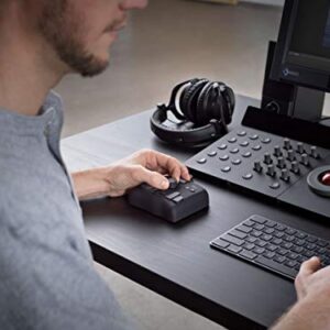 Upgraded Tourbox NEO Photo and Video Editing Console, Advanced controller with customized creative inputs to simplify and optimize the Adobe Photoshop, Adobe Lightroom, SAI, Premiere, and more (Black)