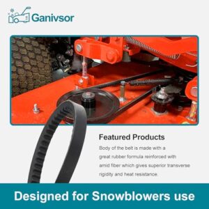 Ganivsor Replacement Snowthrowers Drive Belt for MTD Troy-Bilt Storm 754-04201 954-04201 2410 2620 2840 3090