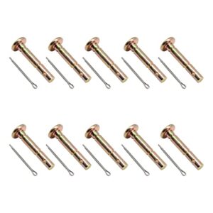 10 pk 738-04124 shear pin replacement for cub cadet snowblower shear pin , snowthrower for auger shear cotter hair pins mtd cub cadet troy-bilt 738-04124a