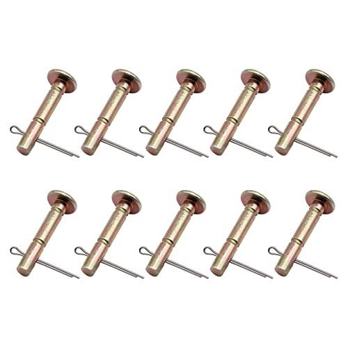 10 PK 738-04124 Shear Pin Replacement for Cub Cadet Snowblower Shear Pin , Snowthrower for Auger Shear Cotter Hair Pins MTD CUB Cadet Troy-bilt 738-04124A