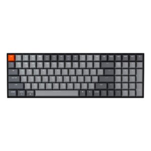 keychron k4 96% layout 100 keys wireless bluetooth 5.1/wired usb mechanical gaming keyboard with gateron g pro brown switch white led backlight n-key rollover for mac windows pc-version 2