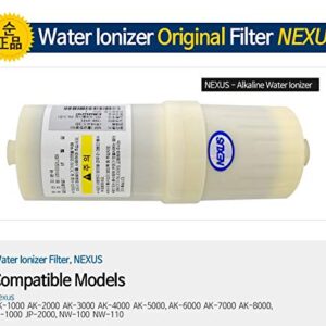 Original Water Ionizer Filter for Nexus X-Blue, AK-1000, AK-4000, JP-1000, NW-100