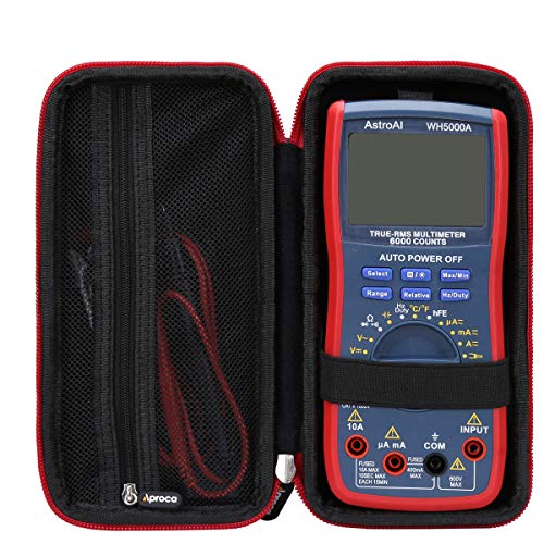 Aproca Hard Storage Travel Case for AstroAI Digital Multimeter TRMS 6000 Counts Volt Meter