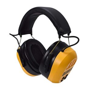 dewalt safety earmuffs, yellow, one size