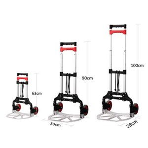 Hand Trucks Zzmop Barrow Sack Truck Trolley Dollies Portable Fold Up 39cm5.5cm63cm