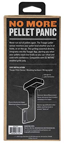 Traeger BAC523 Electric Pellet Sensor, Black