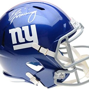 Eli Manning New York Giants Autographed Riddell Speed Replica Helmet - Autographed NFL Helmets