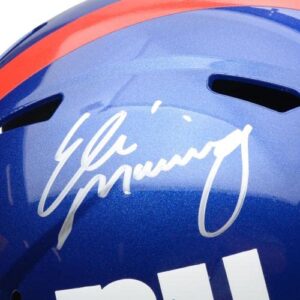 Eli Manning New York Giants Autographed Riddell Speed Replica Helmet - Autographed NFL Helmets