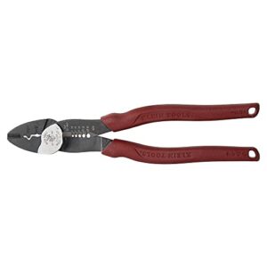 Klein Tools 2005N Wire Cutter,Stripper, Crimper Tool, Strips 10-18 AWG Stranded, Crimps 10-22 AWG Terminals with Shear Cutter