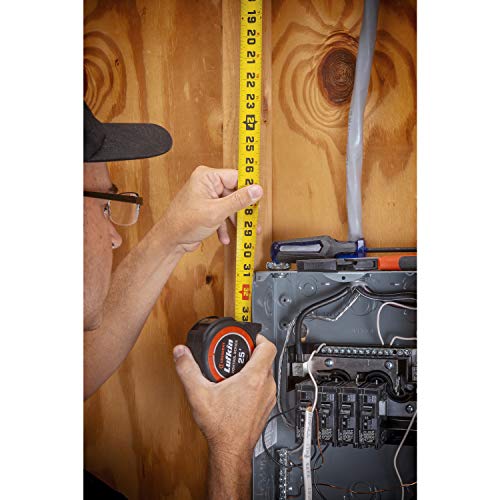 Crescent Lufkin 1-3/16 x 25' Command Control Series Yellow Clad Engineers Tape Measure - L1025CD