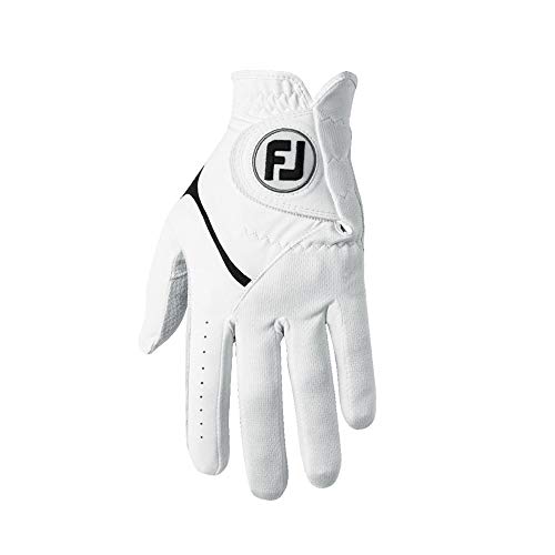 FootJoy TropiCool Gloves, White, Medium/Large