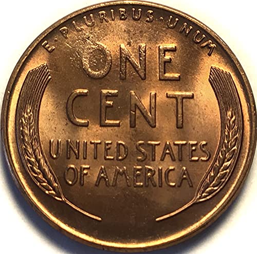 1945 P Lincoln Wheat Cent Red Penny Seller Mint State