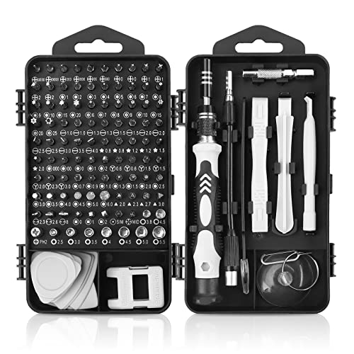 Precision Screwdriver Set, Lifegoo 117 in 1 Magnetic Repair Tool Kit for iPhone Series/Mac/iPad/Tablet/Laptop/Xbox Series/PS3/PS4/Nintendo Switch/Eyeglasses/Watch/Cellphone/PC/Camera/Electronic