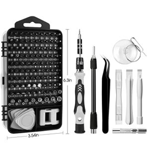 Precision Screwdriver Set, Lifegoo 117 in 1 Magnetic Repair Tool Kit for iPhone Series/Mac/iPad/Tablet/Laptop/Xbox Series/PS3/PS4/Nintendo Switch/Eyeglasses/Watch/Cellphone/PC/Camera/Electronic