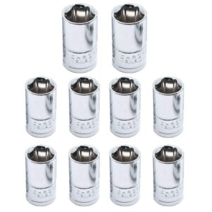 dahszhi shallow socket 1/4 inch drive 10mm 6 point -10pcs