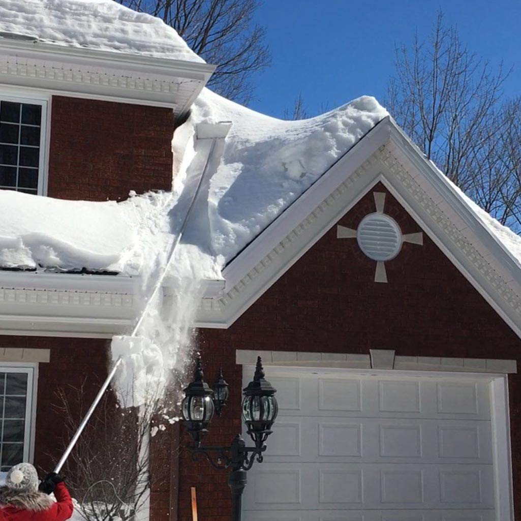 SNOWPEELER Accessories Kit - 15 ft. XL Snow Slide - Robust and Tear-Resistant - with Counterweight to Minimize Wind Drift - Roof Snow Removal Made Easy!