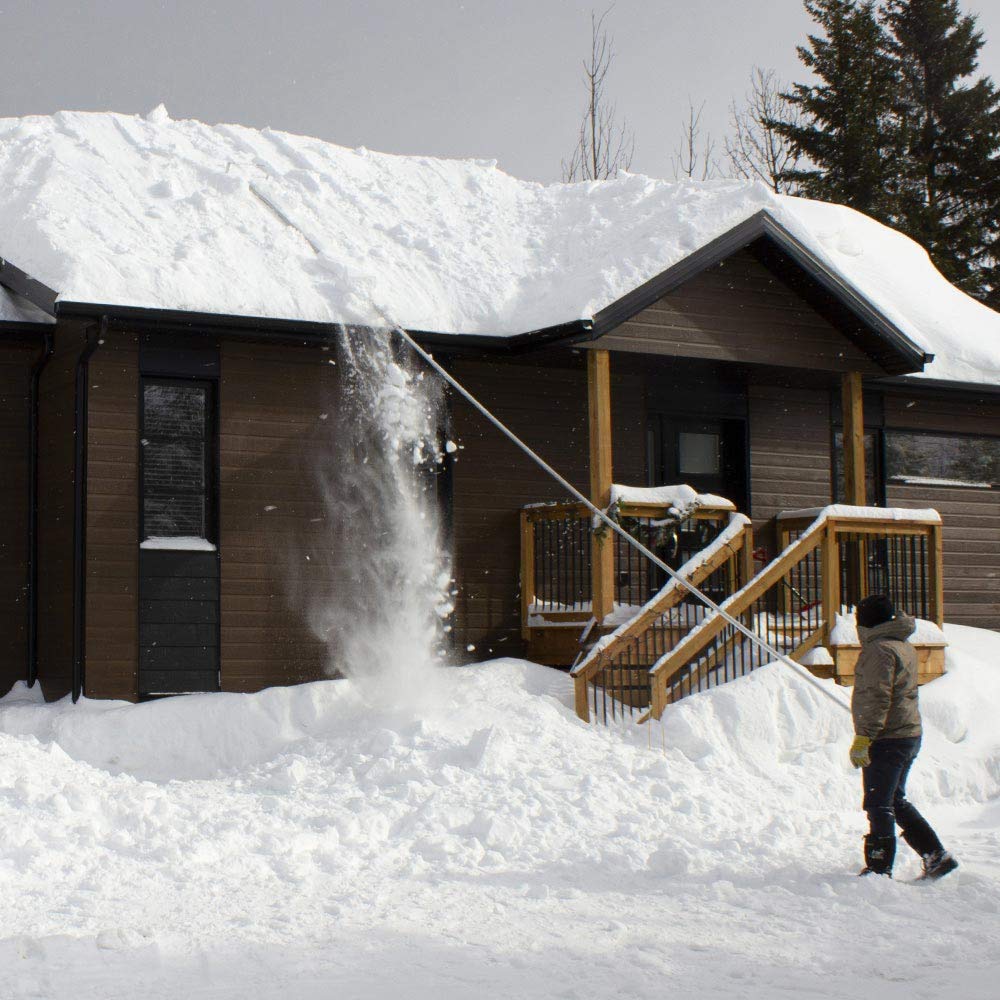 SNOWPEELER Accessories Kit - 15 ft. XL Snow Slide - Robust and Tear-Resistant - with Counterweight to Minimize Wind Drift - Roof Snow Removal Made Easy!