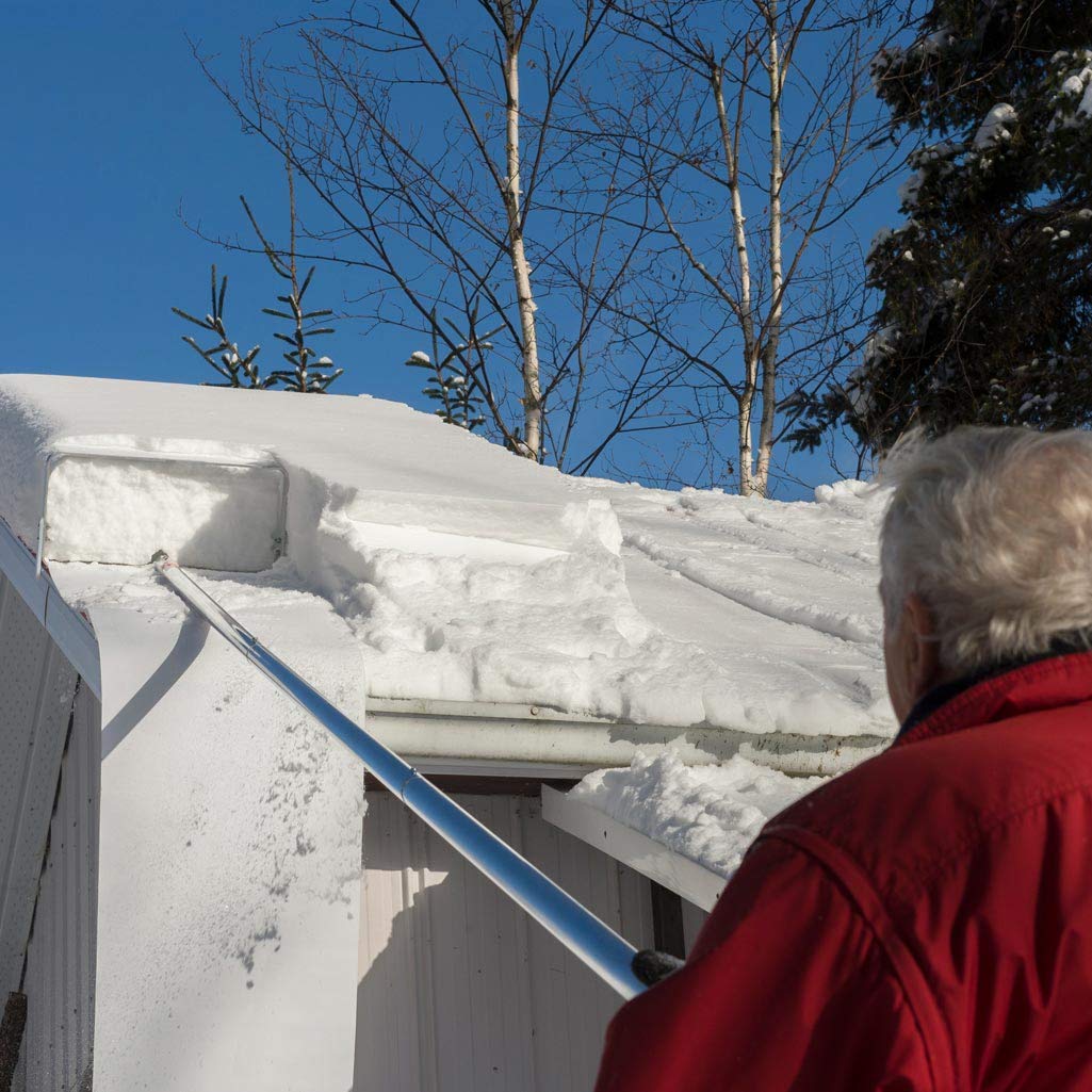 SNOWPEELER Accessories Kit - 15 ft. XL Snow Slide - Robust and Tear-Resistant - with Counterweight to Minimize Wind Drift - Roof Snow Removal Made Easy!