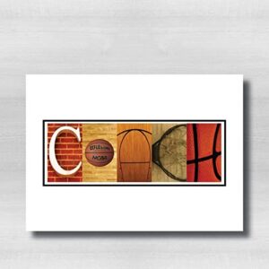 Basketball Coaches Gift, Basketball Team Gifts, Players can SIGN the white area of the 8x10 photo print