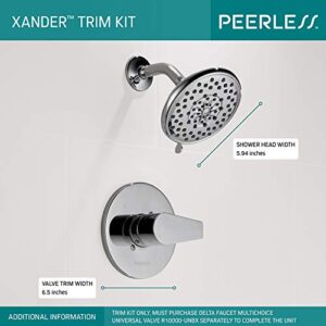 Peerless PTT14219-BL Trim Kit Shower Only, Matte Black