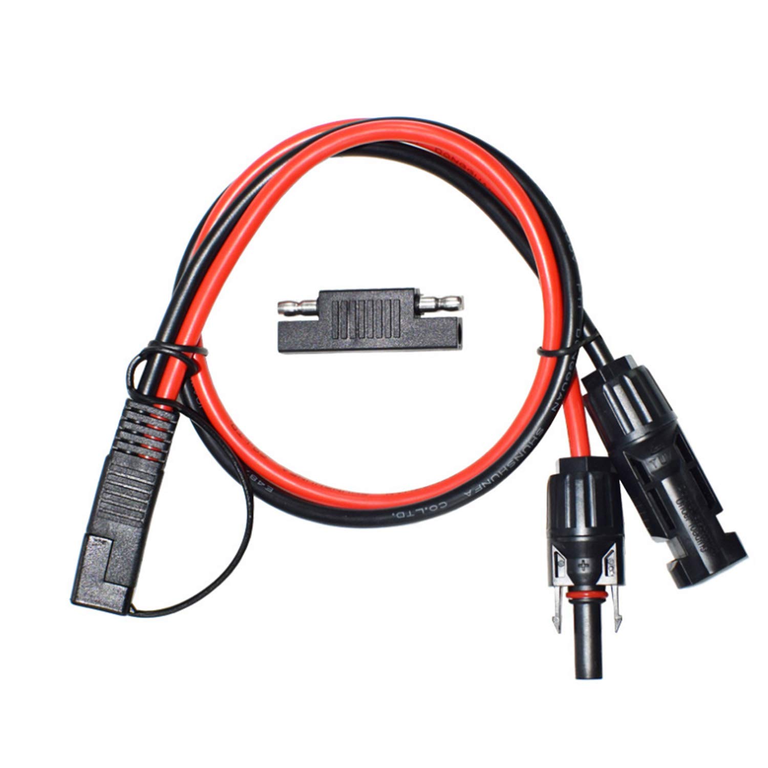 LIXINTIAN SAE Adapter, with SAE Polarity Reverse Adapte，10AWG Cable Conector for RV Panel Solar