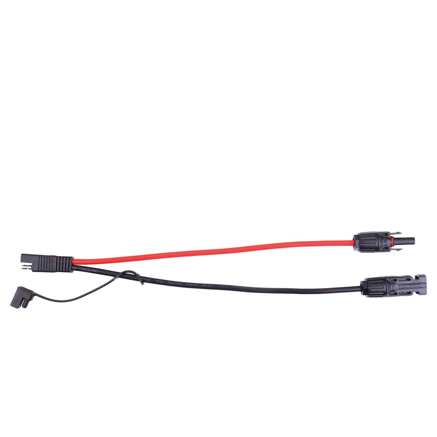 LIXINTIAN SAE Adapter, with SAE Polarity Reverse Adapte，10AWG Cable Conector for RV Panel Solar