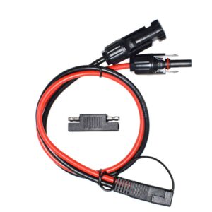 LIXINTIAN SAE Adapter, with SAE Polarity Reverse Adapte，10AWG Cable Conector for RV Panel Solar