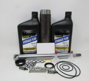 meyer snow plow pump e46h, e47h, e57h, e58h seal kit w/ 8" ram cylinder oil