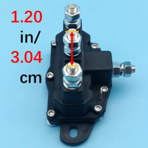 Tuzliufi Starter Solenoid Relay Compatible with 214-1211A11 214-1211A51 214-1211A61 214-1231A11 Hydraulic Pump RV Slide Snow Plow Spreader Winch Motors Windlasses Trailer 6 Terminals 12V Z351