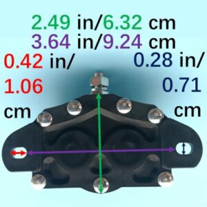 Tuzliufi Starter Solenoid Relay Compatible with 214-1211A11 214-1211A51 214-1211A61 214-1231A11 Hydraulic Pump RV Slide Snow Plow Spreader Winch Motors Windlasses Trailer 6 Terminals 12V Z351