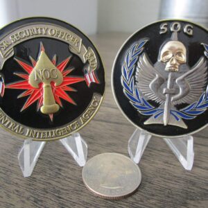 CIA Special Operations Group Non Official Cover SOG NOC Officer Challenge Coin