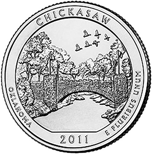 2011 D BU Chickasaw Oklahoma National Park NP Quarter Choice Uncirculated US Mint