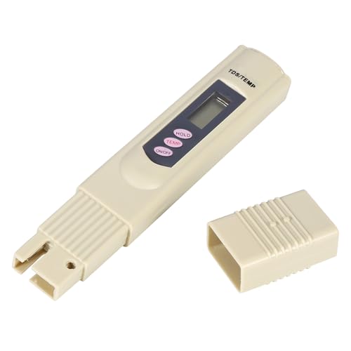 Water Quality Tester,Digital TDS Water Quality Temperature Tester Pen,Ideal Water Test Meter for Drinking Water, Aquariums (Gray)