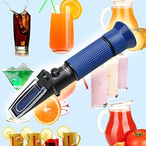 Aichose Brix Refractometer for Measuring Sugar Content in Brewing, Cooking and Food Indurstry.Dual Scale: Brix of 0-32% and Corresponding Specific Gravity