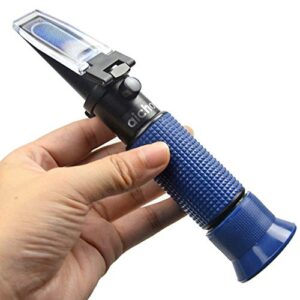 Aichose Brix Refractometer for Measuring Sugar Content in Brewing, Cooking and Food Indurstry.Dual Scale: Brix of 0-32% and Corresponding Specific Gravity