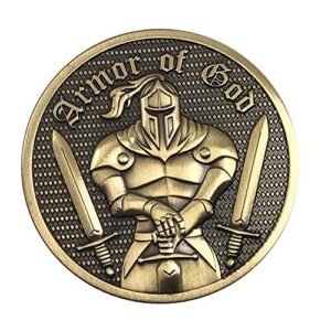 Premium Armor of God - Ephesians 6:11-3D Commemorative Challenge Coin Collector's Medallion