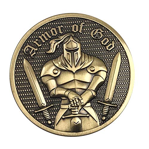 Premium Armor of God - Ephesians 6:11-3D Commemorative Challenge Coin Collector's Medallion