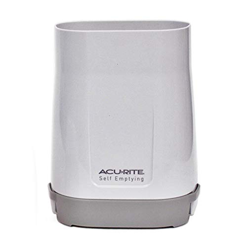 AcuRite 02446M Wireless Rain Gauge with Indoor Digital Display, Black