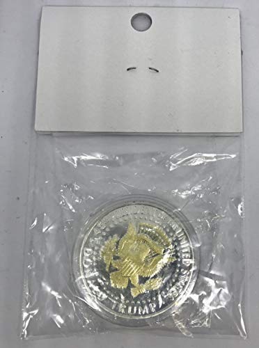 Donald Trump 2020 Challenge Coin Keep America Great United States Presidential Re-Election Campaign Gold Plated Collectible Eagle Coins with Hang Tag and Enclosure