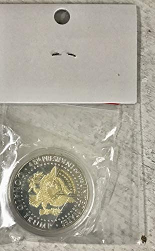 Donald Trump 2020 Challenge Coin Keep America Great United States Presidential Re-Election Campaign Gold Plated Collectible Eagle Coins with Hang Tag and Enclosure